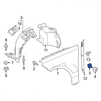 Mercedes R Class OEM Fenders | Factory Front & Rear Fenders — CARiD.com