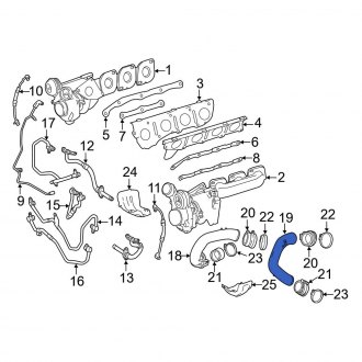 Mercedes G Class Replacement Intercooler Hoses — CARiD.com