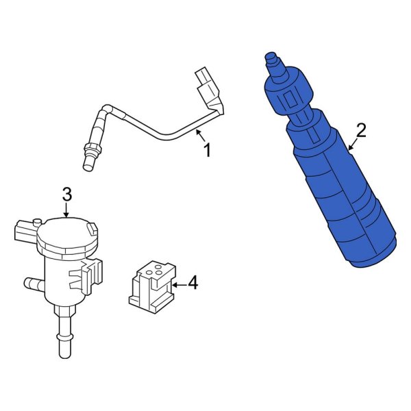 Mercedes-Benz OE 1664700359 - Vapor Canister