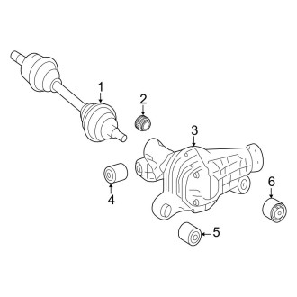 2013 Mercedes GL Class OEM Driveline & Axle Parts | Hubs — CARiD.com