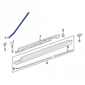 Mercedes GLE Class OEM Window Parts | Visors, Regulators — CARiD.com