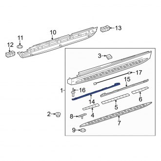 Mercedes GLE Class OEM Running Boards | Side Steps & Nerf Bars — CARiD.com