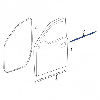 Mercedes GL Class Replacement Window Seals — CARID.com