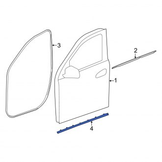 Mercedes GLE Class Door Seals & Weatherstripping – CARiD.com