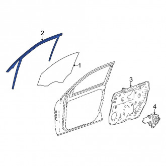 Mercedes GLS Class Replacement Window Seals — CARID.com