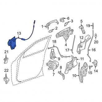 Mercedes GLS Class Door Locks + Components — CARiD.com
