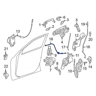 Mercedes GLE Class Door Locks + Components — CARiD.com