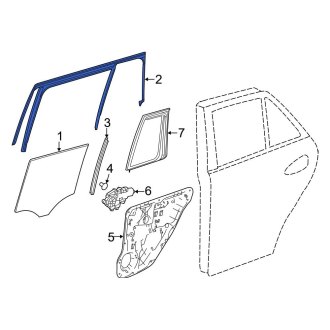 Mercedes GLS Class Replacement Window Seals — CARID.com