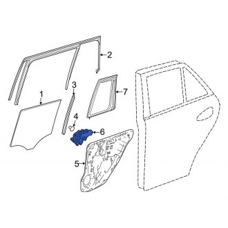Mercedes S Class OEM Window Parts | Visors, Regulators — CARiD.com