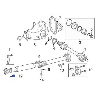 Mercedes GLS Class Replacement Driveshafts & Components – CARiD.com