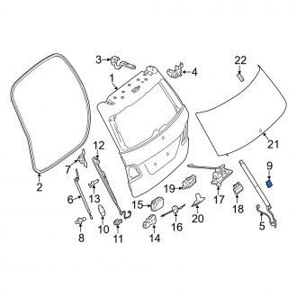 Mercedes GL Class Trunk & Tailgate Lift Supports — CARID.com