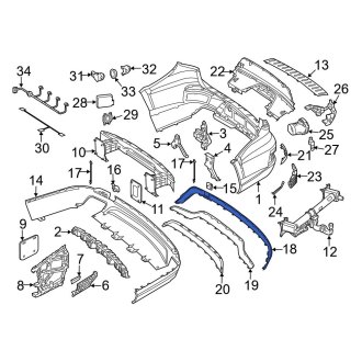 Mercedes GL Class Replacement Bumper Moldings & Trim — CARiD.com