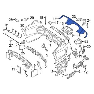 Mercedes GL Class OEM Bumpers | Genuine Front & Rear Bumpers — CARiD.com