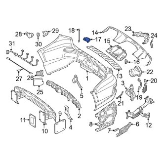 Mercedes GL Class Bumper Inserts & Covers | Front, Rear — CARiD.com