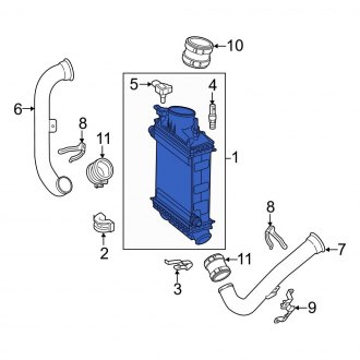 Mercedes GLC Class Replacement Intercoolers — CARiD.com