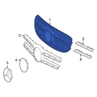 Mercedes-Benz OE™ Replacement Grilles - CARiD.com