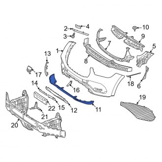 Mercedes GLS Class Replacement Bumper Spoilers & Valances — CARiD.com