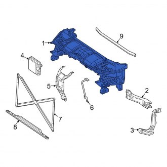 Mercedes GLS Class Radiator Supports — CARiD.com