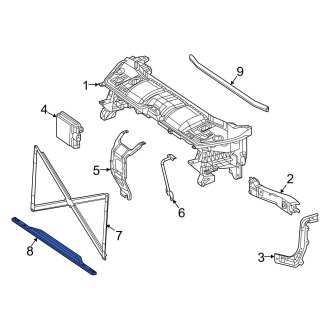 Mercedes GLS Class Radiator Supports — CARiD.com