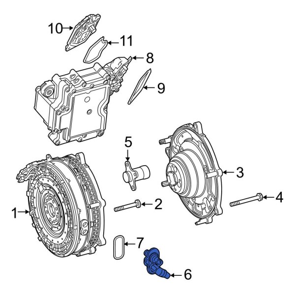 Mercedes-Benz OE 1675019002 - Drive Motor Battery Pack Coolant Hose