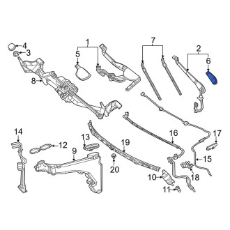 Mercedes GLE Class OEM Wiper Blade & Washer Parts | Motors, Arms ...
