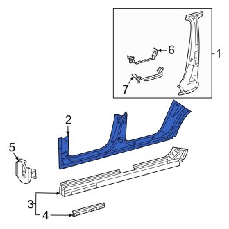 Mercedes GLS Class Rocker Panels, Floor Pans, Moldings — CARiD.com