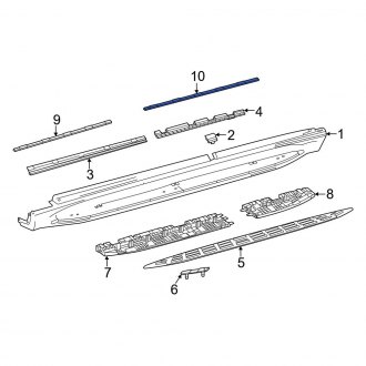 Mercedes GLE Class OEM Running Boards | Side Steps & Nerf Bars — CARiD.com