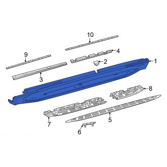 Mercedes GLS Class OEM Running Boards | Side Steps & Nerf Bars — CARiD.com