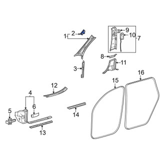 Mercedes GLS Class OEM Chassis Frames & Body Parts | Tubs, Doors ...