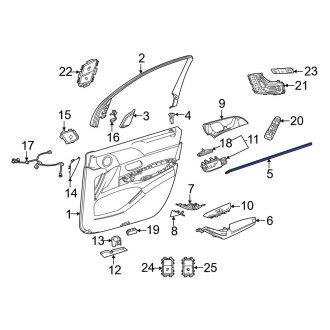 Mercedes GLS Class Replacement Window Seals — CARID.com