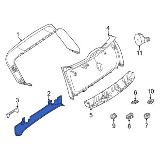 Mercedes GLS Class Trunk & Tailgate Hinges — CARID.com