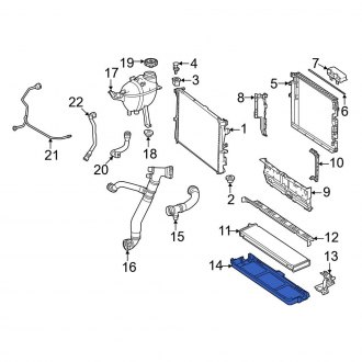 Mercedes GLS Class Radiator Supports — CARiD.com