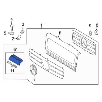 Mercedes G Class OEM Grilles | Factory Billet & Mesh Grilles — CARiD.com