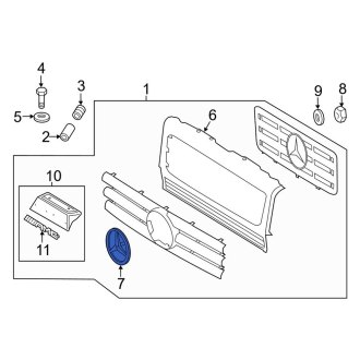 Mercedes OEM Grilles - Factory Billet, Mesh, LED Grilles | CARiD