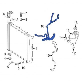 Mercedes G Class Radiator Hoses & Clamps | Lower, Upper — CARiD.com