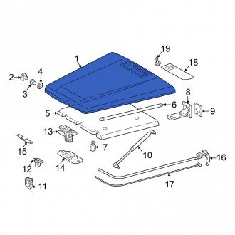 Mercedes G Class Replacement Hood Panels — CARiD.com