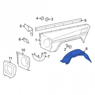 Mercedes G Class Replacement Fenders & Components – CARiD.com