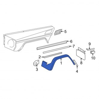 Mercedes G Class Replacement Fender Moldings & Trim — CARiD.com
