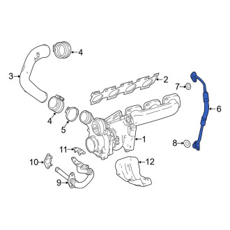 Mercedes CL Class Turbo & Supercharger Lines, Hoses, Fittings — CARiD.com