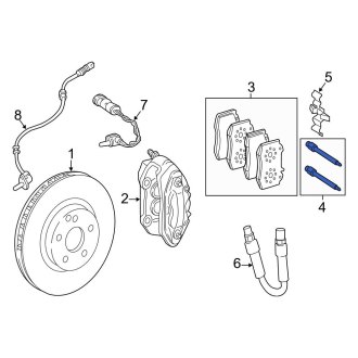 Mercedes GLC Class Brake Calipers - Loaded, Semi Loaded, Unloaded | CARiD