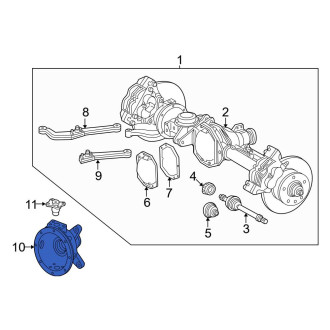 Mercedes G Class Steering Knuckles, Spindles & Parts — CARiD.com