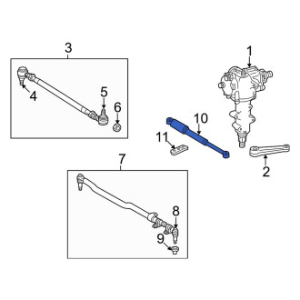 Mercedes G Class Steering Dampers | Dual & Single Stabilizers — CARiD.com