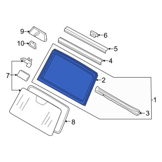 Mercedes G Class Replacement Car Window Frames — CARID.com