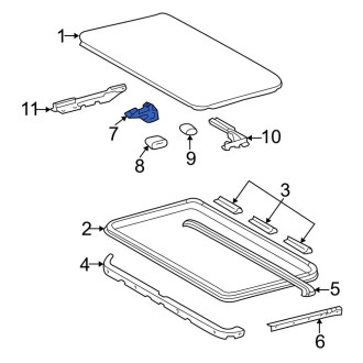 Mercedes G Class OEM Roofs & Parts | Panels, Drip Rails — CARiD.com