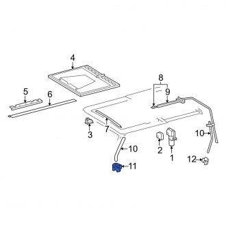 Mercedes G Class OEM Roofs & Parts | Panels, Drip Rails — CARiD.com