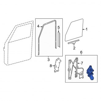 Mercedes G Class OEM Window Parts | Visors, Regulators — CARiD.com