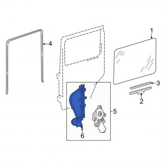 Mercedes G Class OEM Window Parts | Visors, Regulators — CARiD.com