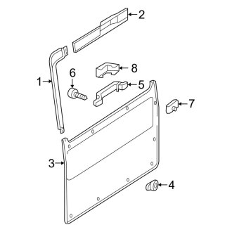 2014 Mercedes G Class Window Trim | Moldings, Pillar Posts — CARiD.com