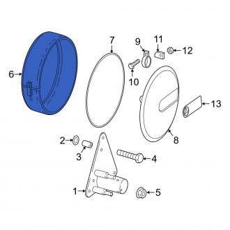 Mercedes OEM Spare Tire Covers & Carriers | Bumper & Body Mount — CARiD.com