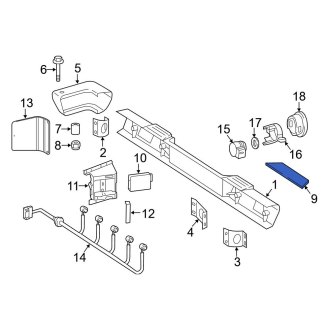 Mercedes G Class Replacement Rear Bumpers | Covers, Chrome – CARiD.com